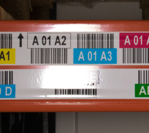Warehouse rack labels custom made | ONE2ID
