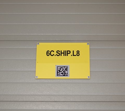 Warehouse signs for all your warehouse locations | ONE2ID