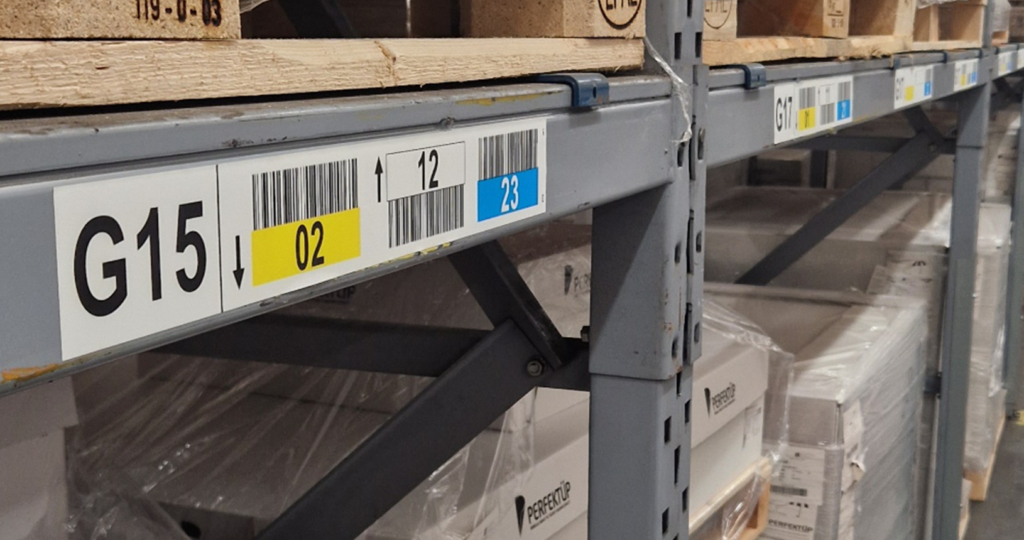 Warehouse labels in use | ONE2ID